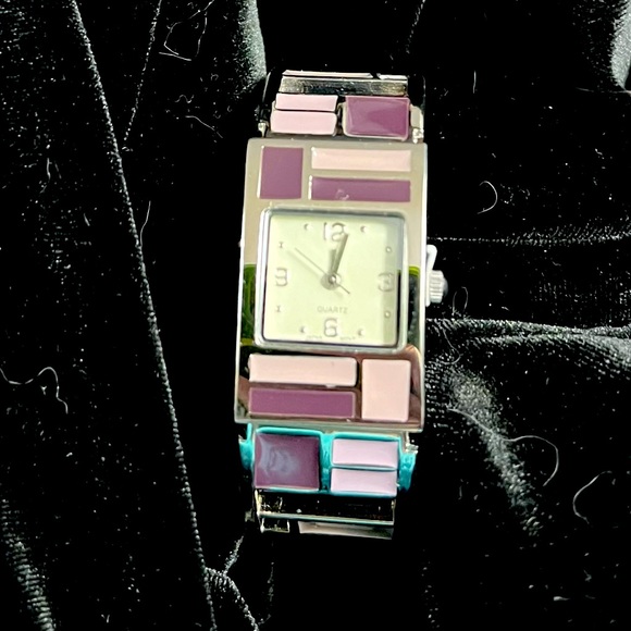 Avon | Accessories | New Shades Of Violet Cuff Watch | Poshmark